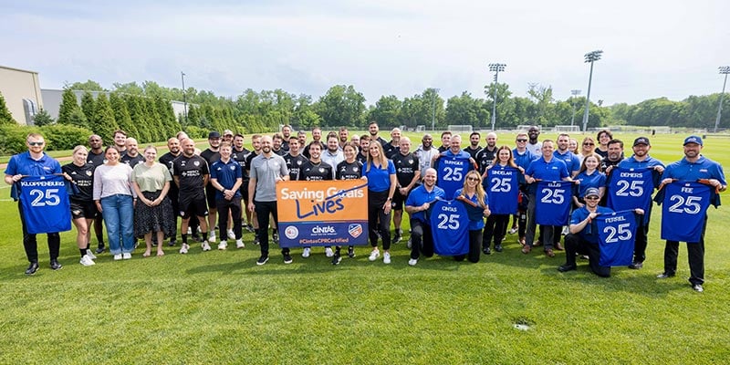 Cintas and FC Cincinnati Team Up for a Life-Saving Goal