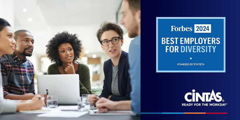 Forbes Recognizes Cintas as One of the Best Employers for Diversity 2024